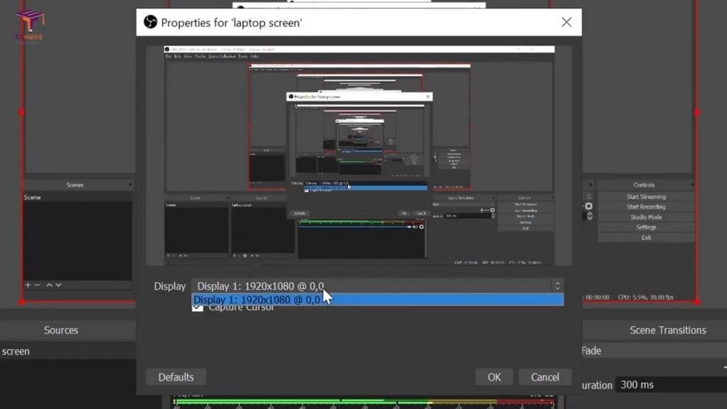 Record ScreenCast using OBS on Windows, Linux or Mac