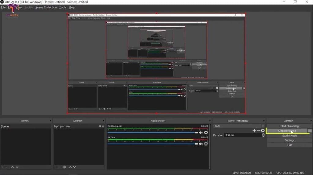 Record ScreenCast using OBS on Windows, Linux or Mac